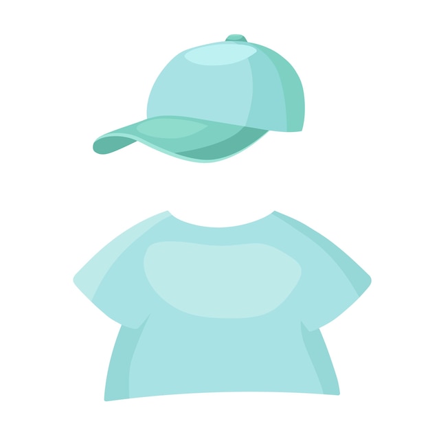 Stylish Mint Green Baseball Cap and Tee Combo | Jiffy Designs
