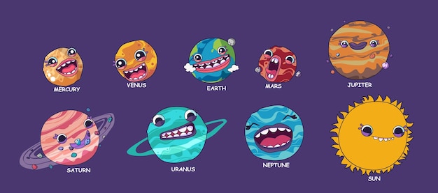 Playful Planetary Portraits: A Whimsical Solar System Showcase | Jiffy ...