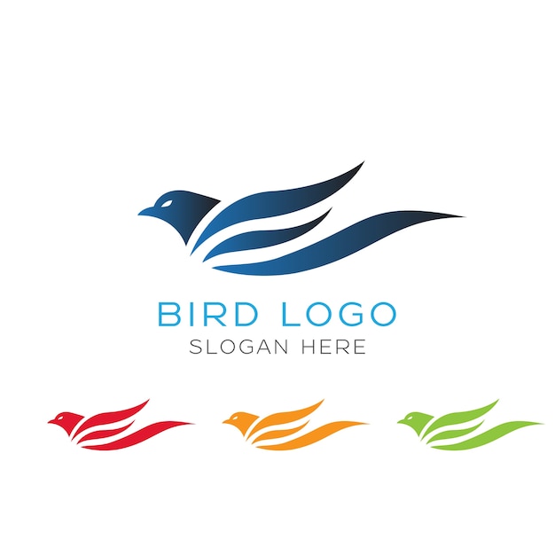 Soaring Blue Bird with Graceful Wing Motif | Jiffy Designs