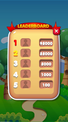 Leaderboard Mobile Game User Interface Gui Assets Vector Eps 10 | Jiffy ...