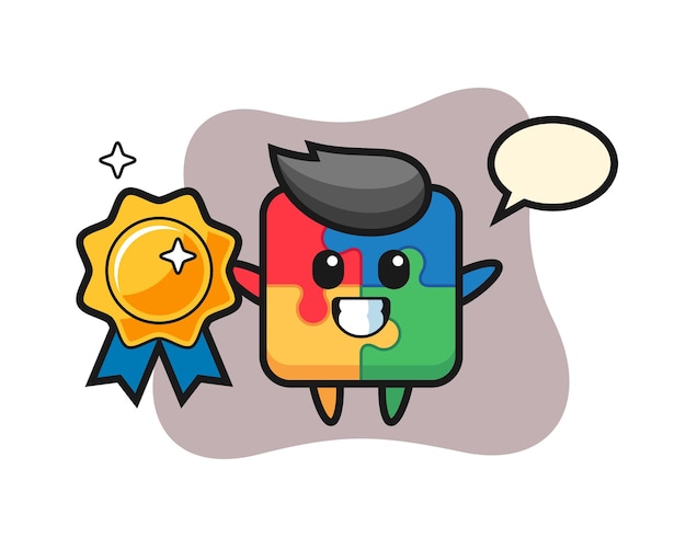 Cheerful Cartoon Character with Award Ribbon | Jiffy Designs