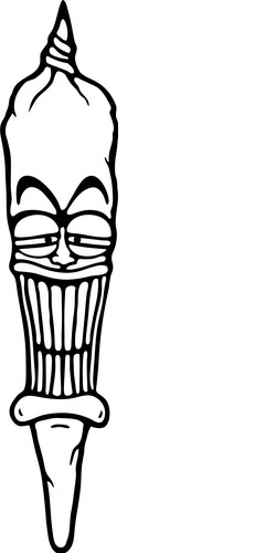 Painted Funny Joint, Vector Illustration | Jiffy Designs