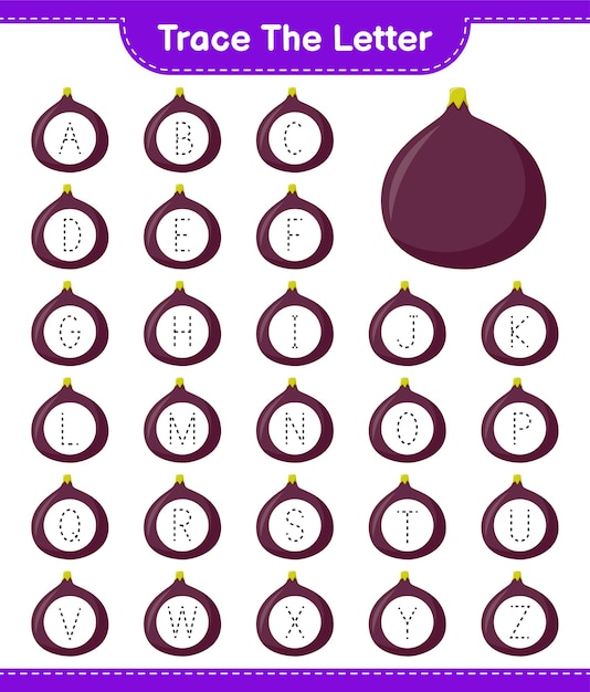 Diverse Collection of Illustrated Figs with Alphabet Tracing | Jiffy ...