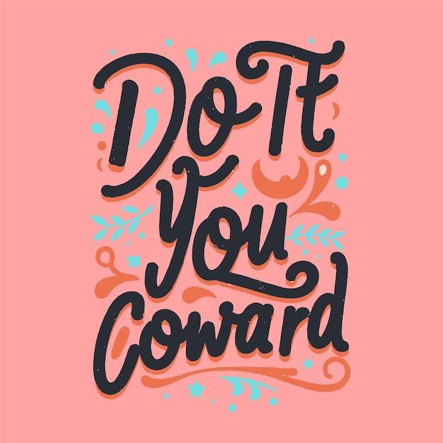 Vibrant Lettering Artwork with Motivational Message | Jiffy Designs