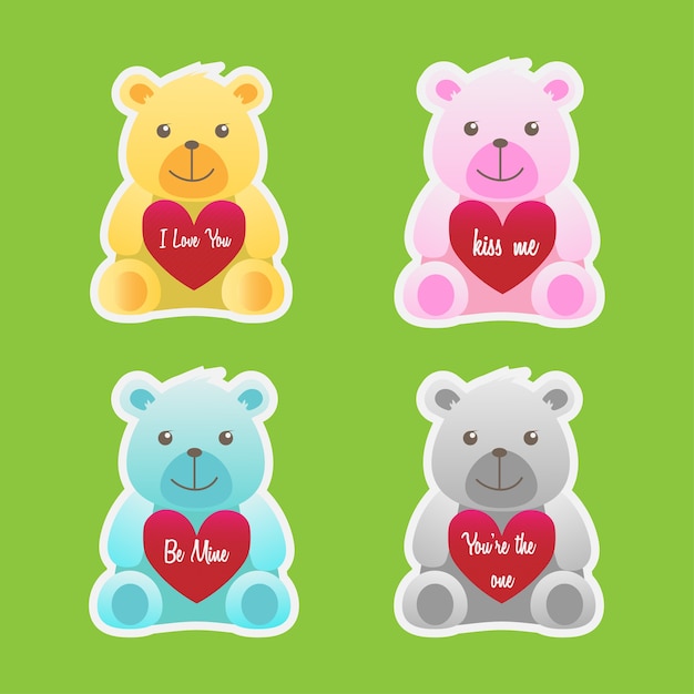 Adorable Teddy Bears Holding Heartfelt Messages of Love | Jiffy Designs