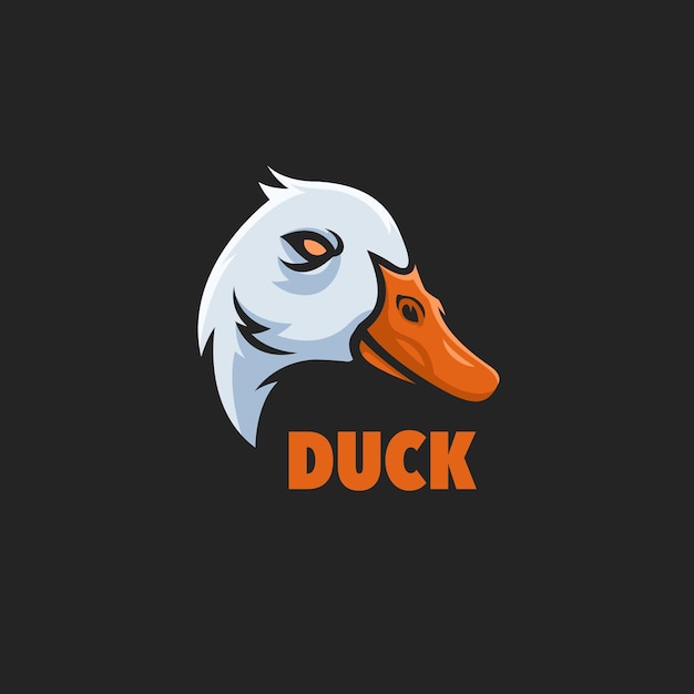 Vibrant Duck Mascot with Bold Typography | Jiffy Designs