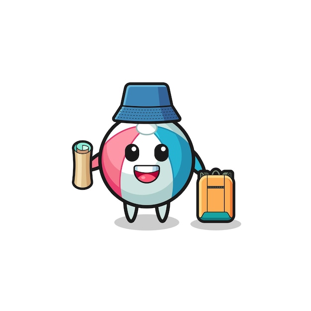 Cheerful Travel Mascot with Suitcase and Drink | Jiffy Designs