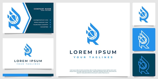 Versatile Blue Flame Logo Collection with Branding Elements | Jiffy Designs