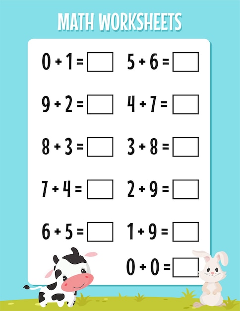 Engaging Math Worksheets for Young Learners | Jiffy Designs