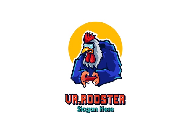 Vibrant Rooster Mascot with Slogan for Branding | Jiffy Designs