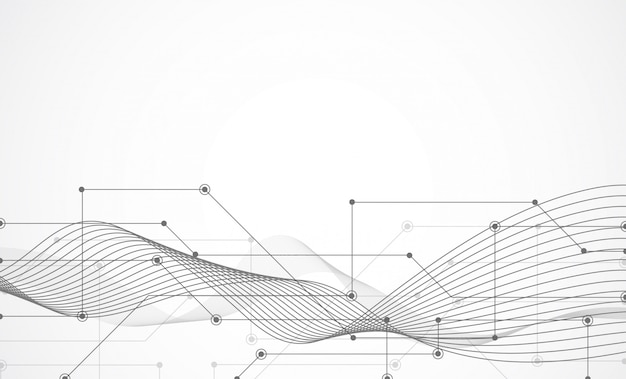 Abstract Wireframe Landscape with Curves and Connected Nodes | Jiffy ...