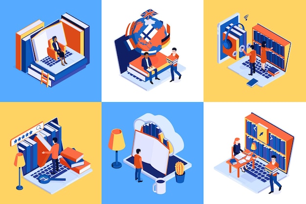 Diverse Isometric Collection of Vibrant Visual Elements | Jiffy Designs