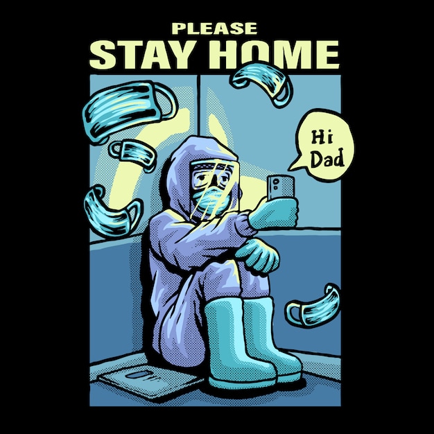 Quarantined Man Waves Goodbye to Family Through Window | Jiffy Designs