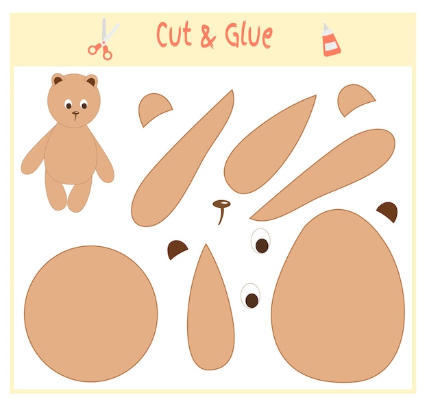 Adorable DIY Teddy Bear Craft Kit with Versatile Design Elements ...