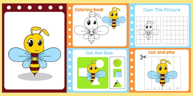 Adorable Bee-Themed Activity Collection for Kids | Jiffy Designs