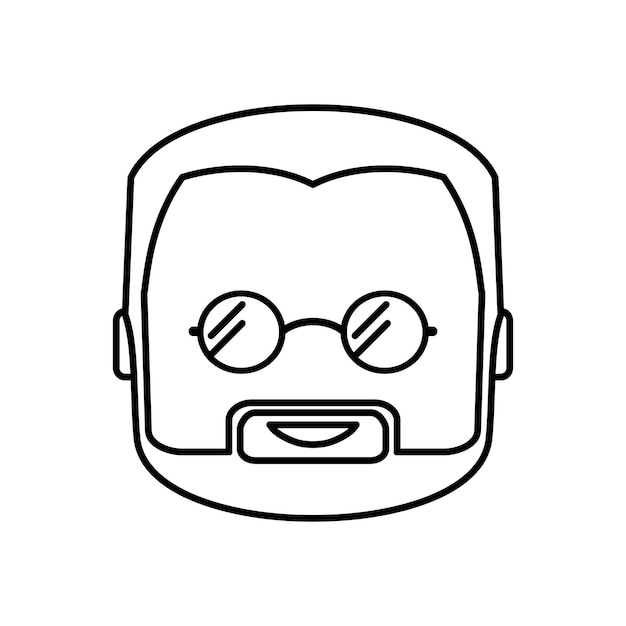 Quirky Bespectacled Character with Expressive Features | Jiffy Designs