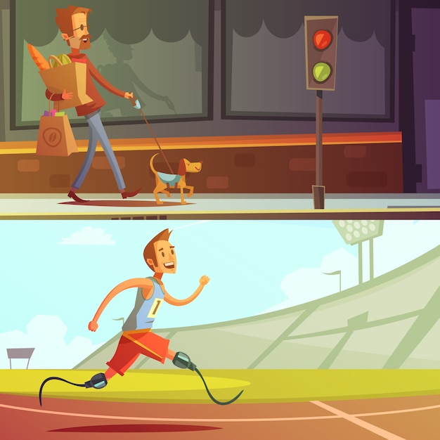 Animated Characters Enjoying Outdoor Activities | Jiffy Designs
