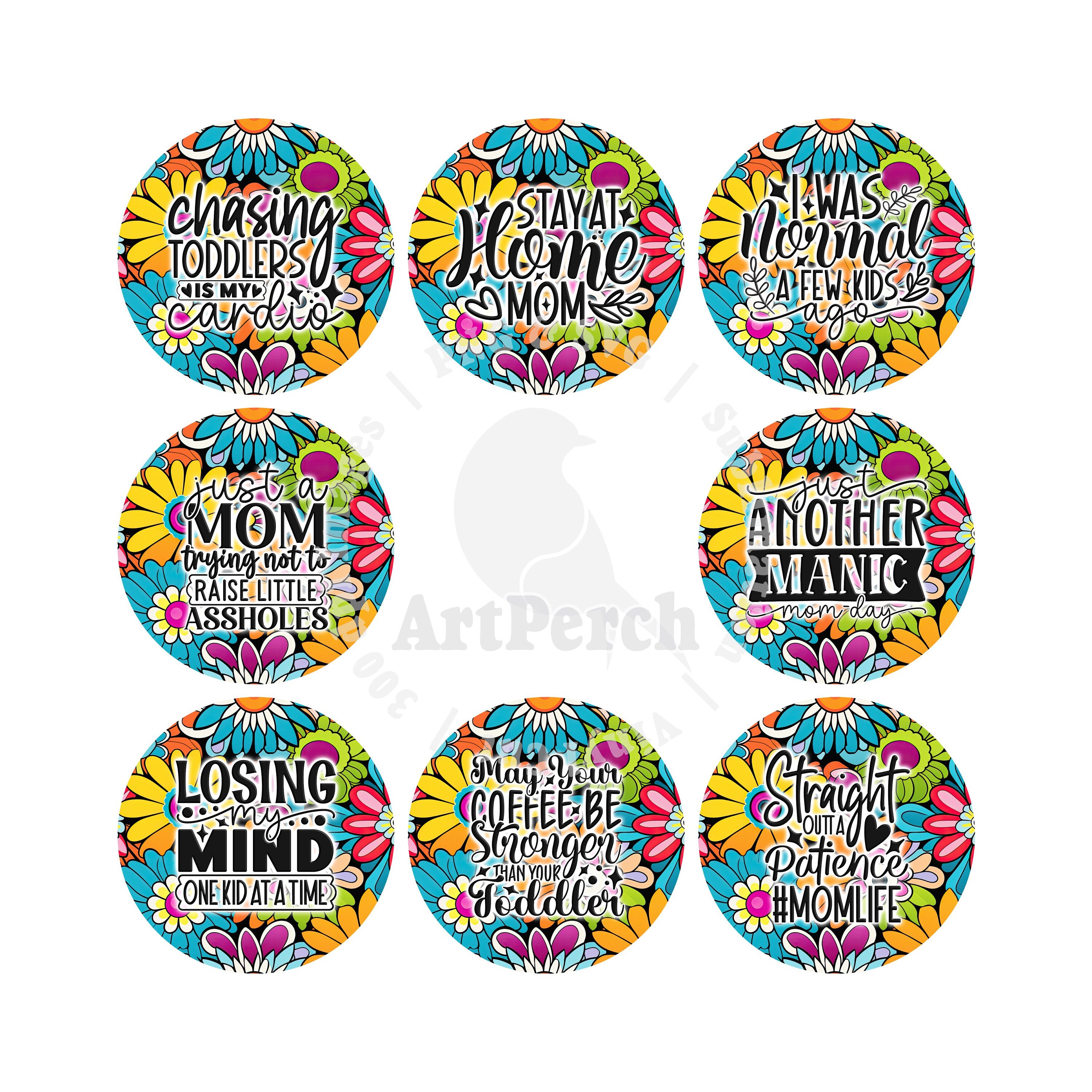 Mom Coaster PNG, Mama Car Coaster Design, Sublimation Design, Mother's ...