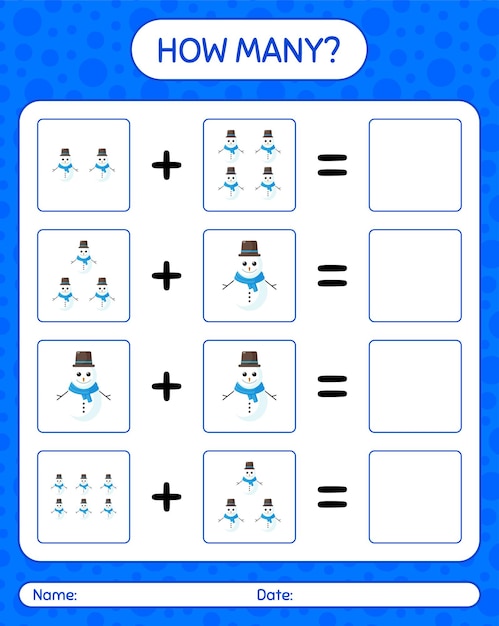 Counting Snowmen: A Playful Math Puzzle | Jiffy Designs