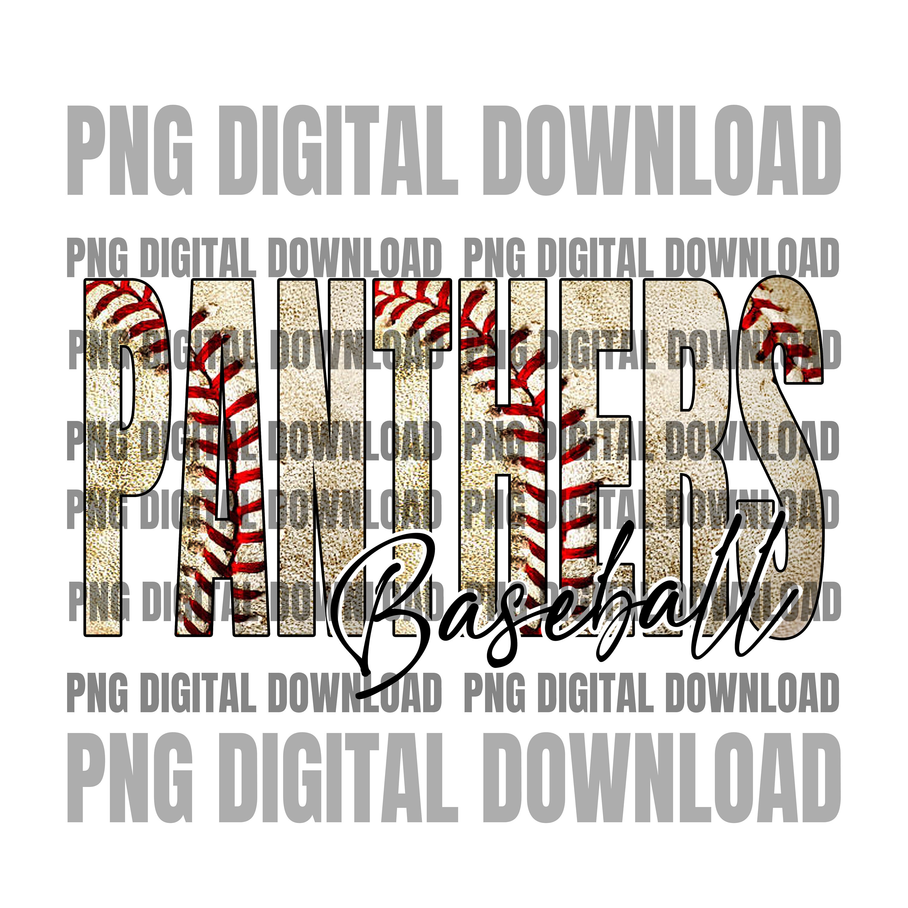 Panthers Baseball PNG | Panthers Sublimation Design | Sublimation PNG ...