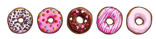 Delectable Donuts: A Colorful Assortment of Tempting Treats | Jiffy Designs