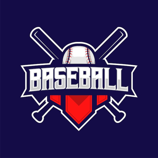 Iconic Baseball Crest with Crossed Bats and Heart | Jiffy Designs