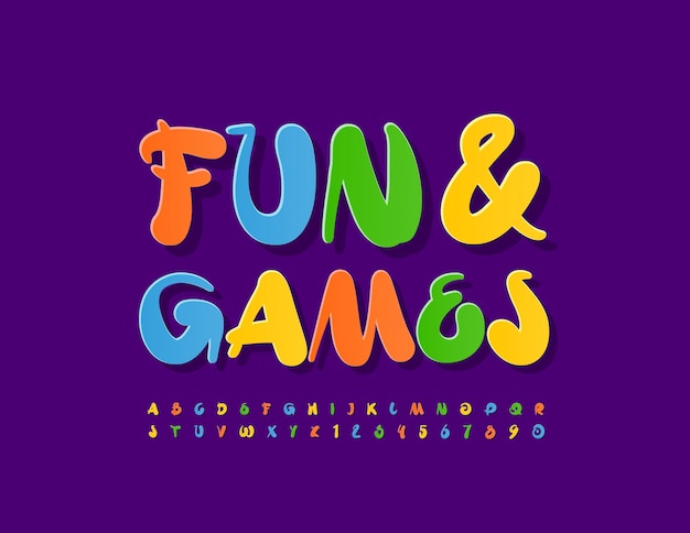 Colorful and Playful Fun & Games Font | Jiffy Designs