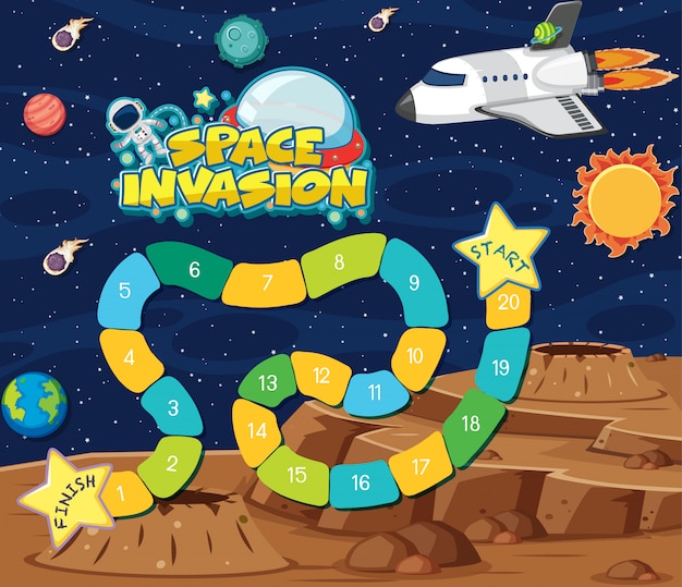 Space Invasion: An Intergalactic Adventure Board Game | Jiffy Designs