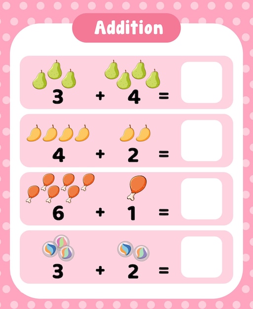 Colorful Fruit Addition Practice for Young Learners | Jiffy Designs