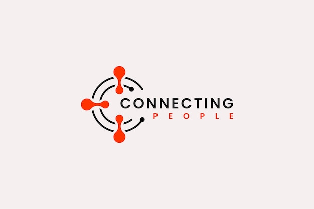 Vibrant Interconnected Figures in Minimalist Graphic Design | Jiffy Designs