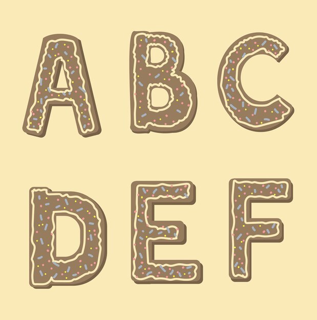 Rustic Alphabet Letters with Textured Earthy Tones | Jiffy Designs