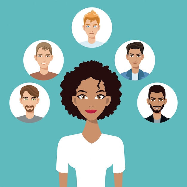 Diverse Collection of Stylized Avatar Portrait Illustrations | Jiffy ...