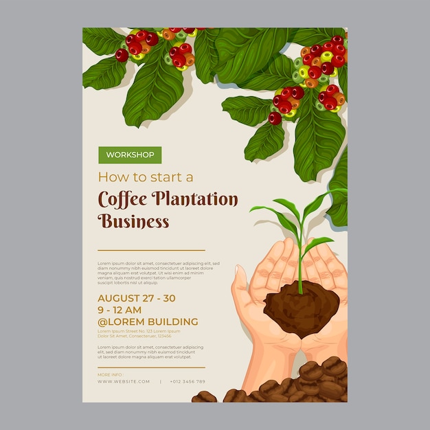 Vibrant Coffee Plantation Invitation: Explore the Secrets of Growing a ...