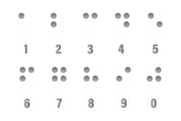 Simple Minimalist Dot and Number Symbols Illustration | Jiffy Designs