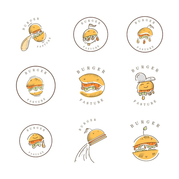 Delectable Burger Emblem Collection: Mouthwatering Designs for All Your ...