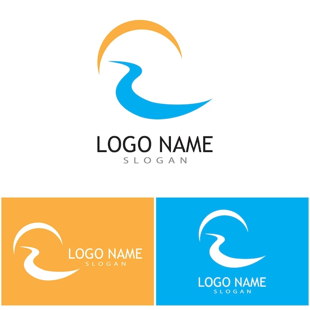 Vibrant Collection of Stylized Wave Logos for Diverse Applications ...
