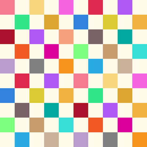 Vibrant Mosaic of Colorful Geometric Tiles | Jiffy Designs