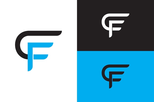 Sleek and Modern Monogram Logos with Contrasting Colors | Jiffy Designs