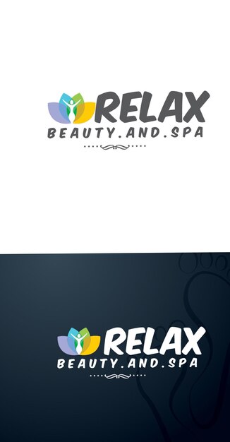 Vibrant Logo for Relax Beauty and Spa Retreat | Jiffy Designs