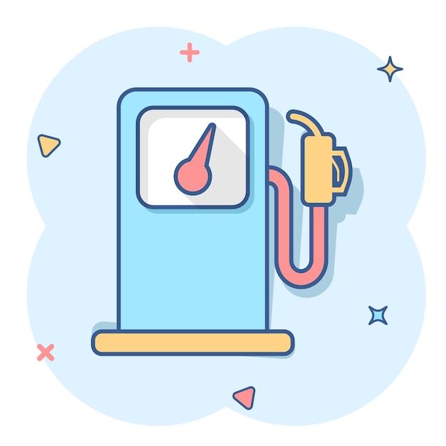 Colorful Fuel Pump Icon Depicting Gasoline Refueling | Jiffy Designs