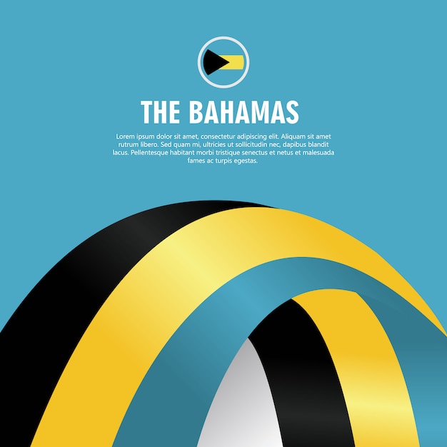 Vibrant Bahamian Arches: A Tropical Geometric Illustration | Jiffy Designs