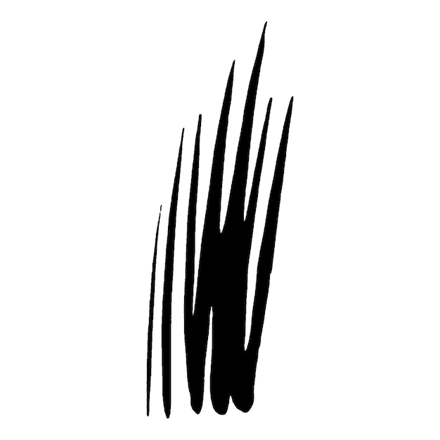 Dramatic Black Spikes: A Bold Minimalist Artwork | Jiffy Designs