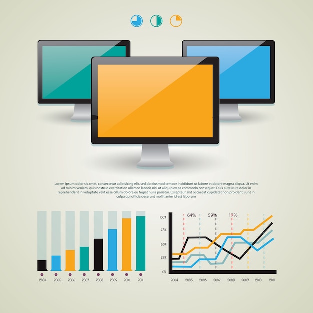 Vibrant Digital Displays with Informative Data Visualizations | Jiffy ...