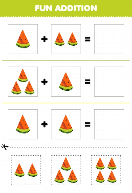 Watermelon Slices Adding Up to Fun | Jiffy Designs