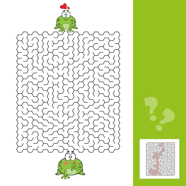 Frog Maze Adventure: Guiding the Curious Amphibian | Jiffy Designs