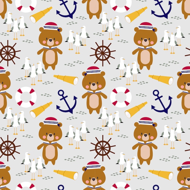 Adorable Nautical-Themed Teddy Bear Pattern | Jiffy Designs