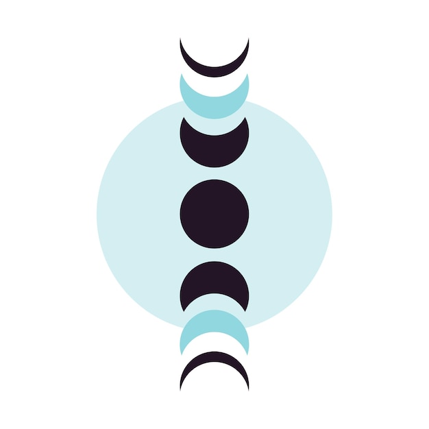 Elegant Moon Phases Graphic Design | Jiffy Designs