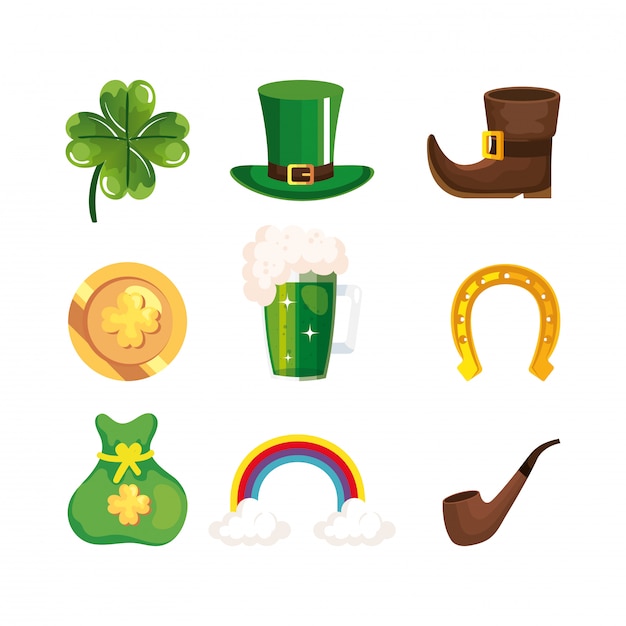 Vibrant St. Patrick's Day Iconography Collection | Jiffy Designs