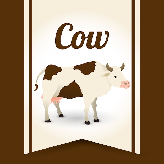 Charming Cow Illustration for Versatile Designs | Jiffy Designs