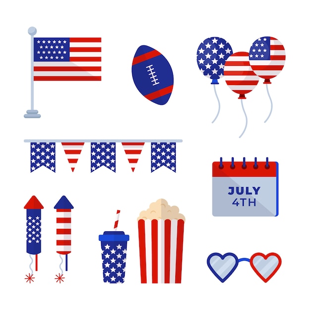 Patriotic American Symbols and Icons Collection | Jiffy Designs